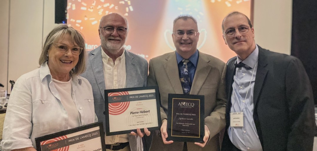 Premier prix provincial pour Marc Cochrane